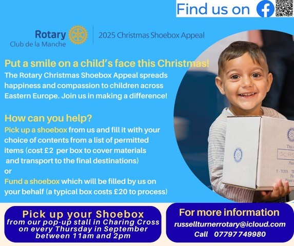 Rotary shoe box appeal 2025 | Parish of St Mary